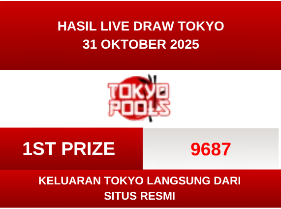 Data Tokyo 31 Oktober 2025 - Toto Togel Data