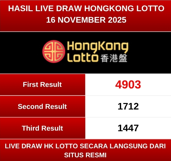 Data Hk Lotto 16 November 2025 - Toto Togel Data